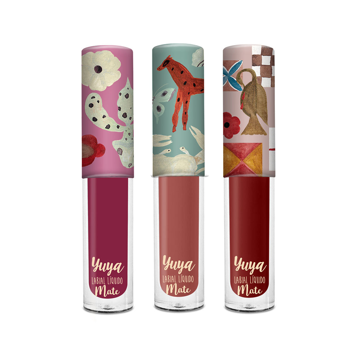 Set de 3 Labiales Líquidos Mate Yuya 2024 (Bahía, Magnolia, Aura) – Yuya Tienda Oficial