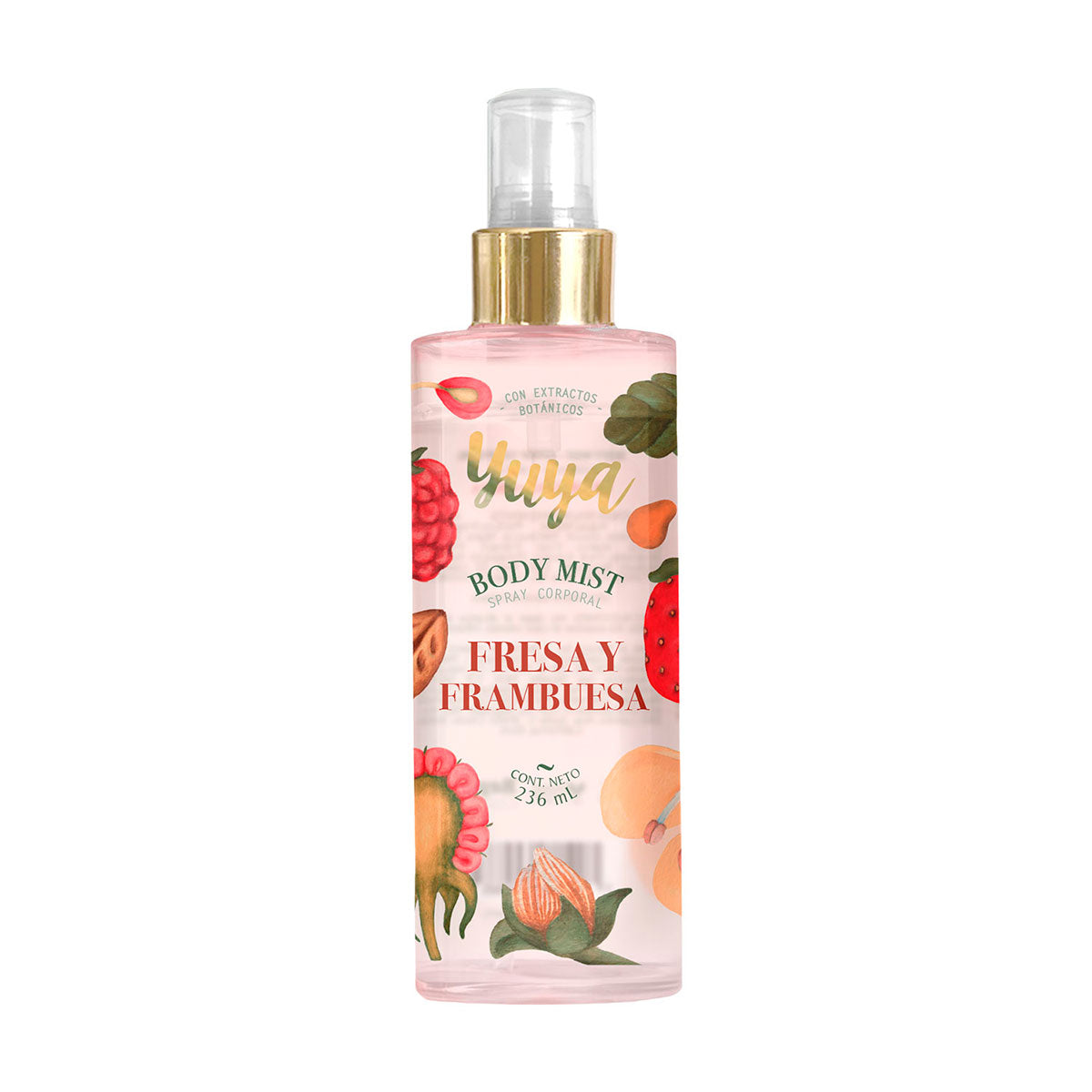 Body Mist 236 mL Fresa y Frambuesa | Yuya Tienda Oficial – Yuya Tienda ...